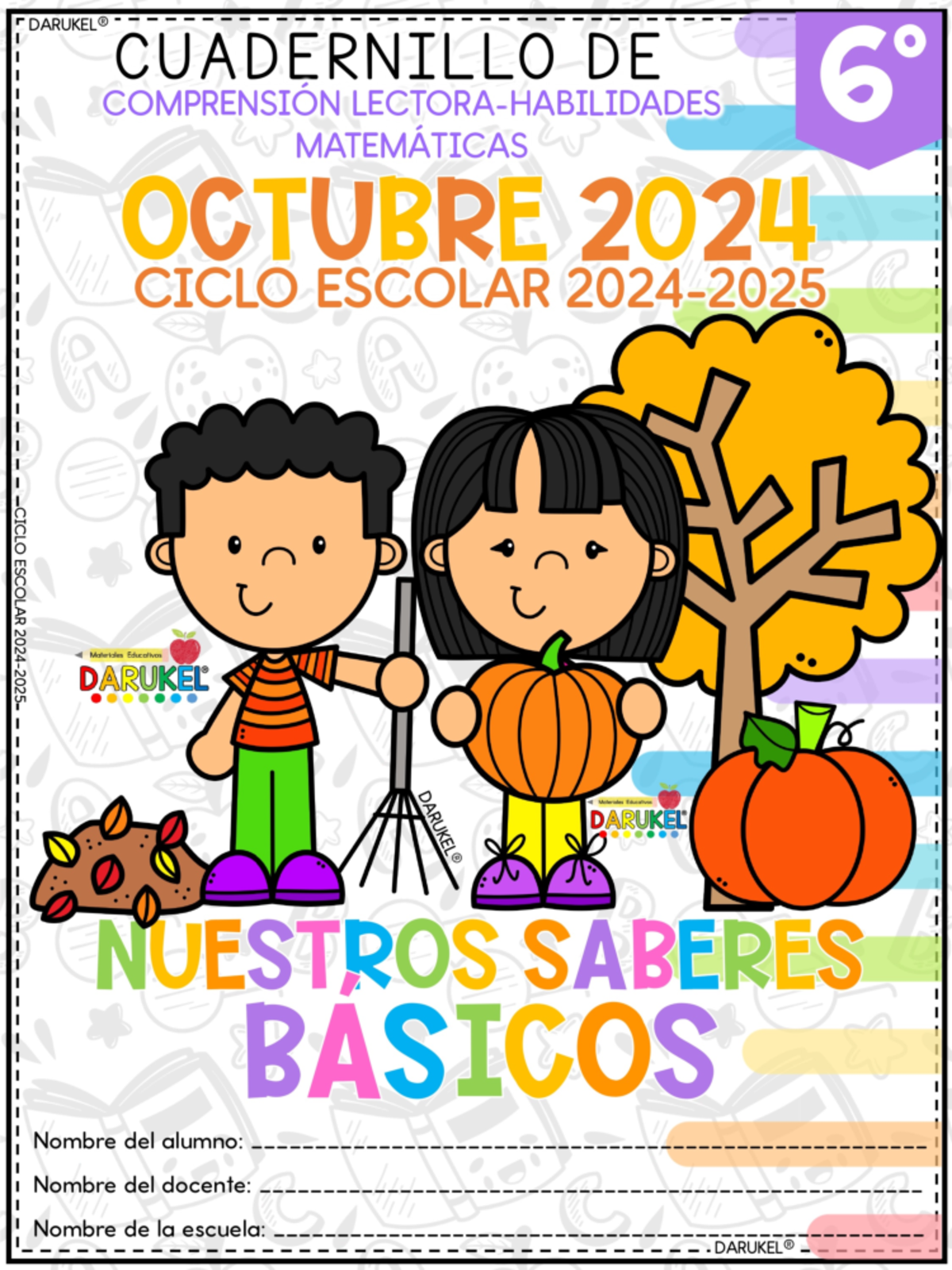 DARUKEL R Cuadernillo de Comprensión Matemáticas Octubre 2024 - Studocu