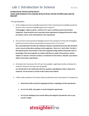 Lab 3 - Week 3 lab for microbiology - Name: Lab 3: Bacterial Growth ...