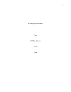 MKT-205 - SNHU - Applied Marketing Strategies - Studocu