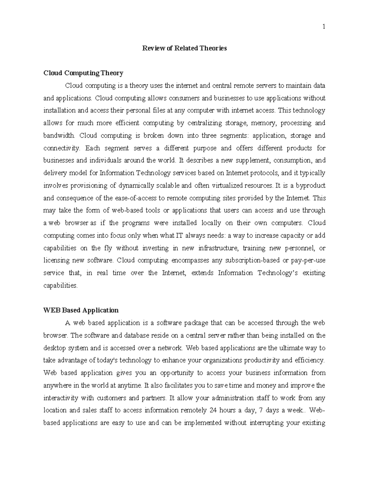 Theories of Cloud Computing and Database Management: A Comprehensive ...