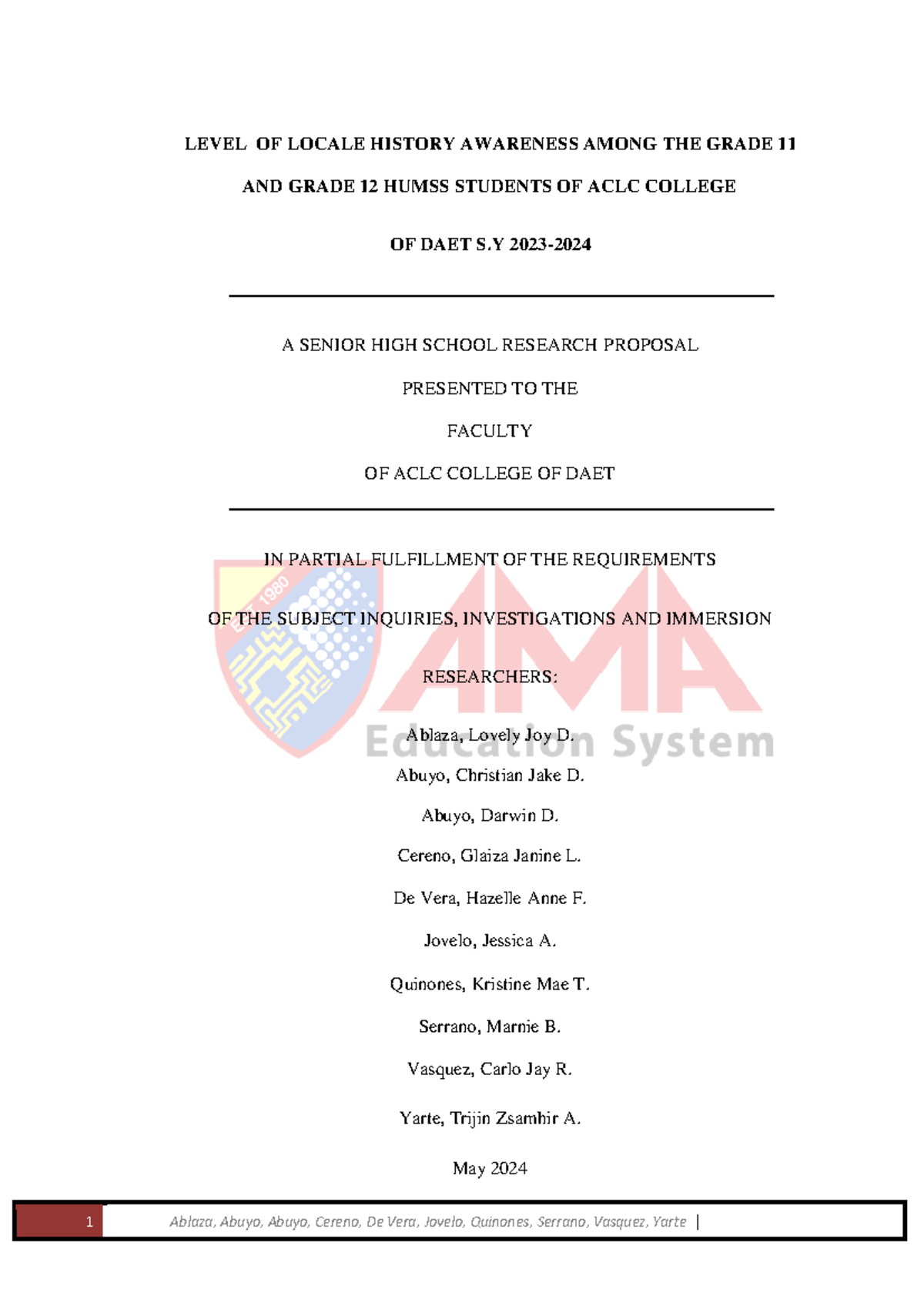 **3Is Research Group 1: Final Revision on Locale History Awareness ...