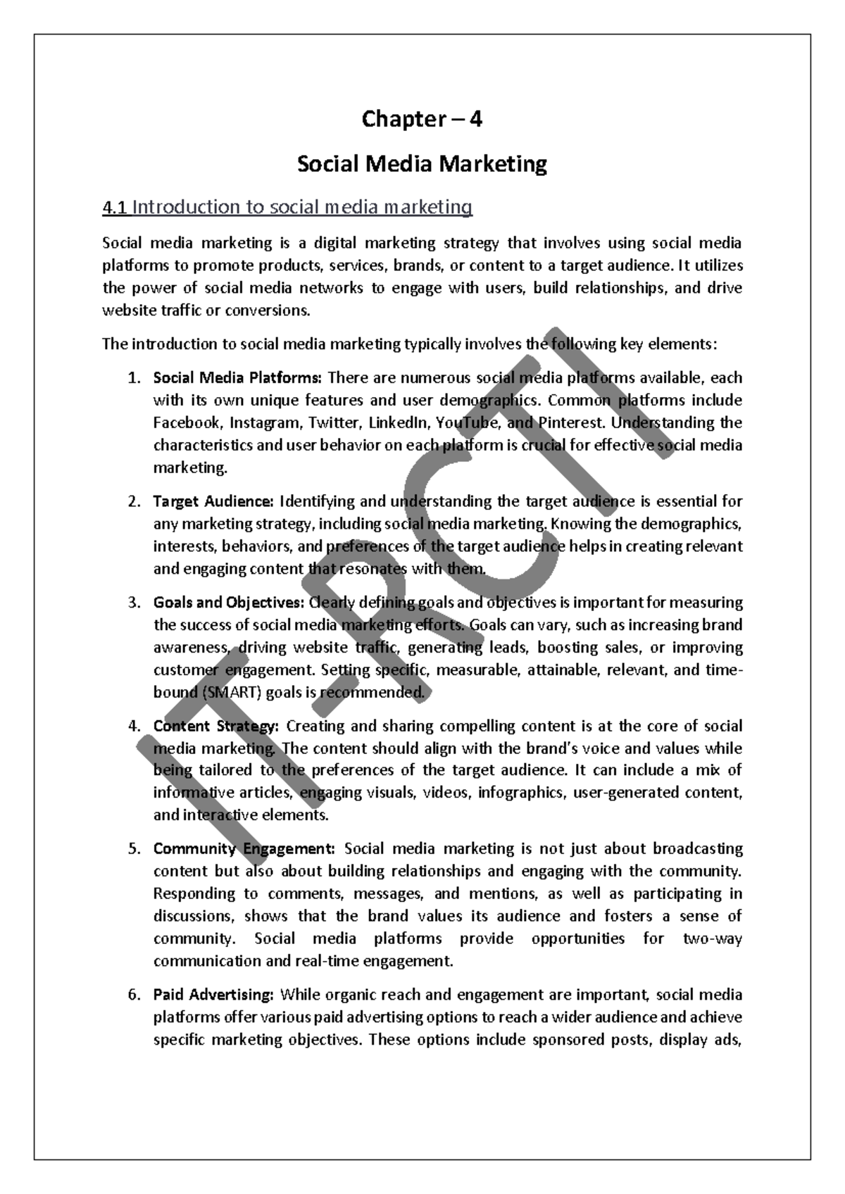 EDM Chapter-4 notes - Ch 4 for digital marketing - Chapter – 4 Social ...