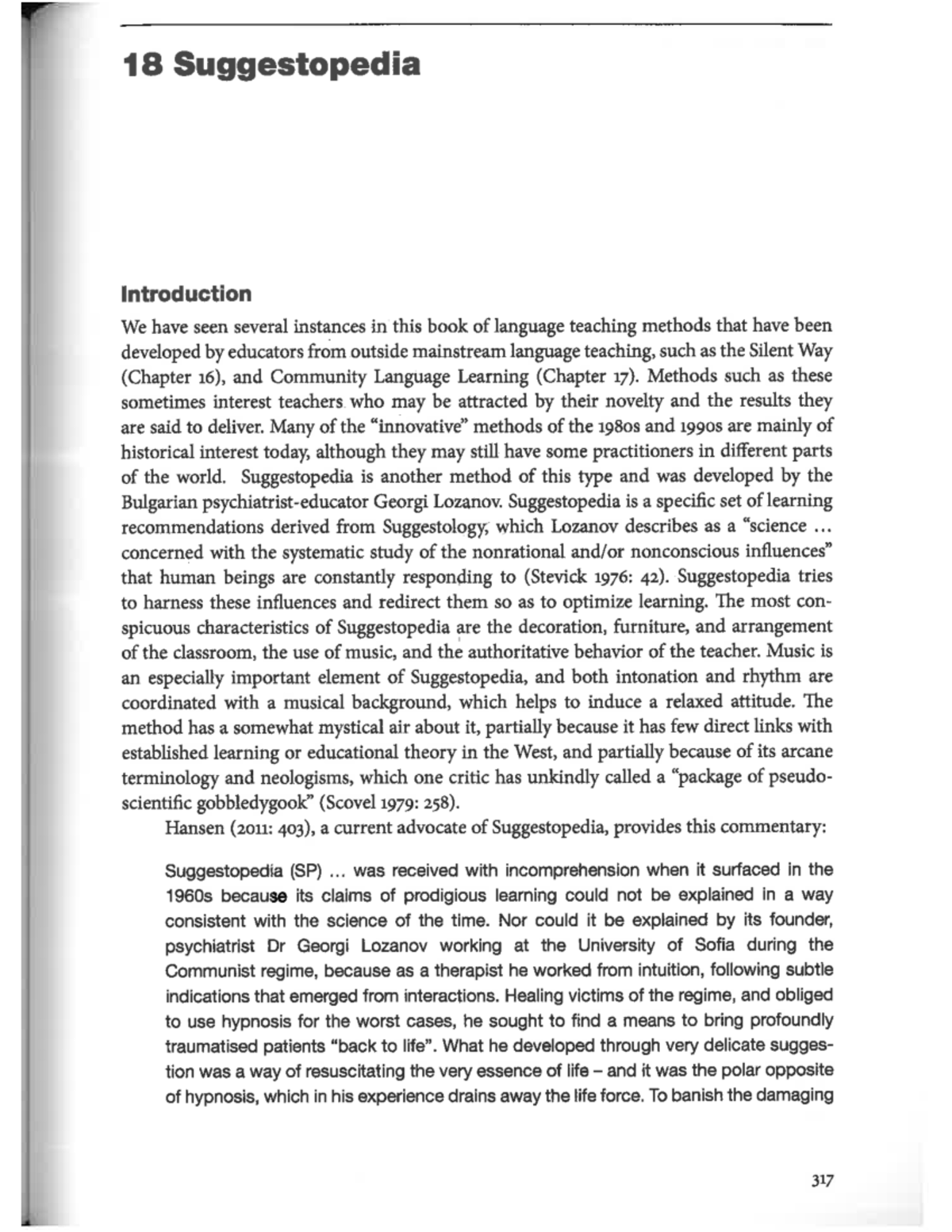 18 Suggestopedia: An Overview of the Learning Method - Studocu