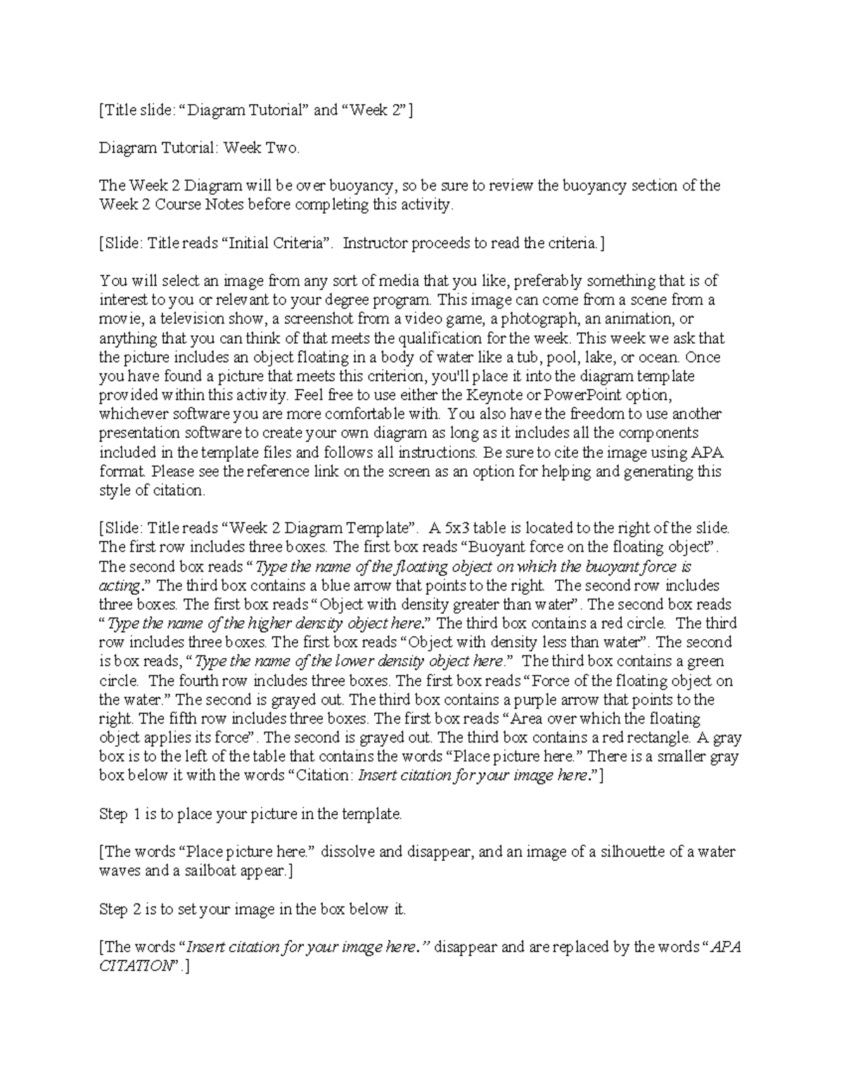 07 Week2Diagram Tutorial Descriptive Transcript - [Title slide ...