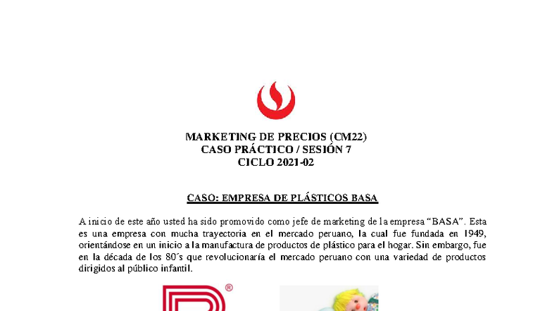 Análisis de Estrategia de Precios para BASA (CM22) - Caso Práctico ...