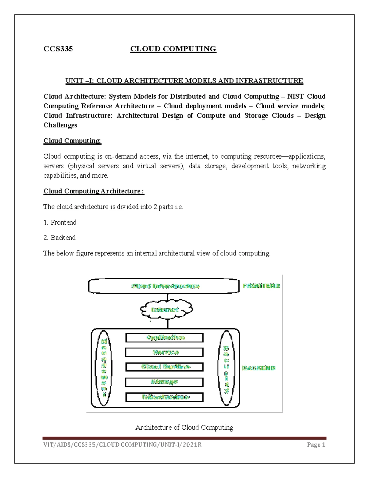 CC UNIT II - Virtualization Basics and Key Concepts Notes - Studocu