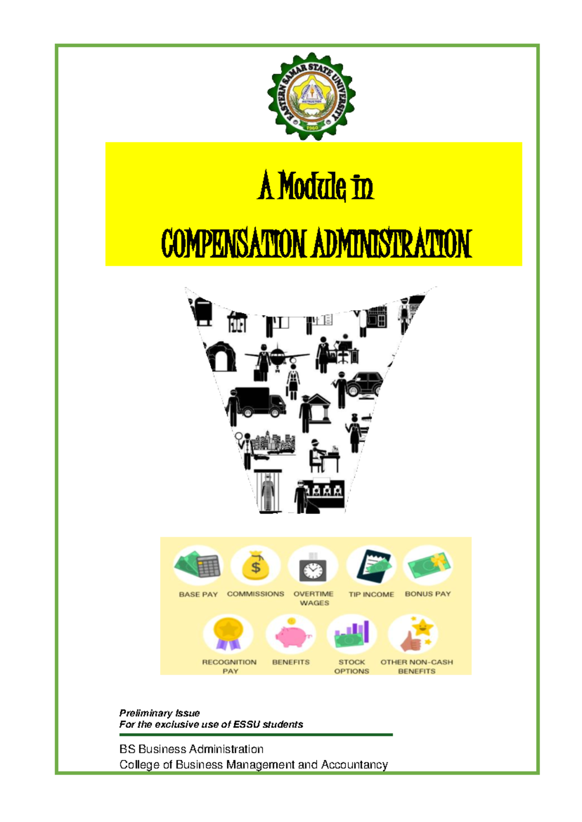 History and Components of Compensation Administration (BSBA Module ...