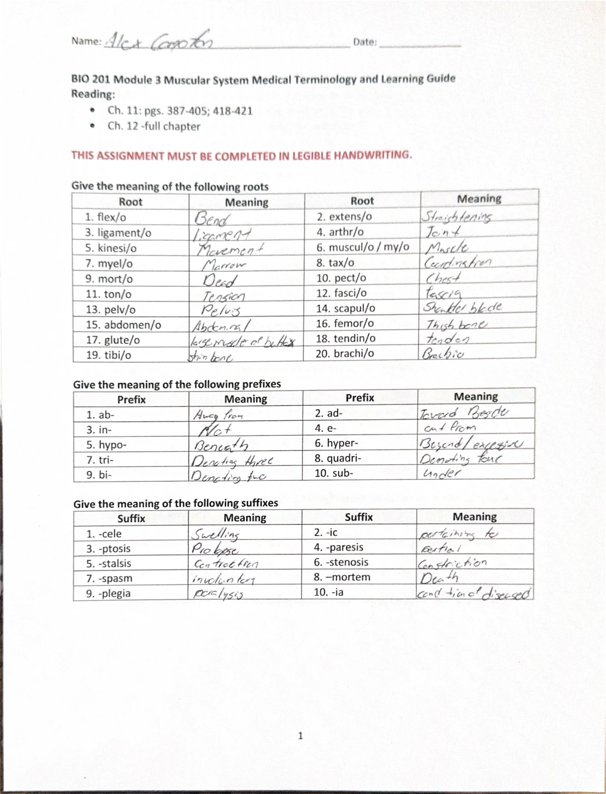 BIO 202 Module 3 Learning Guide: Lymphatic System Terminology - Studocu