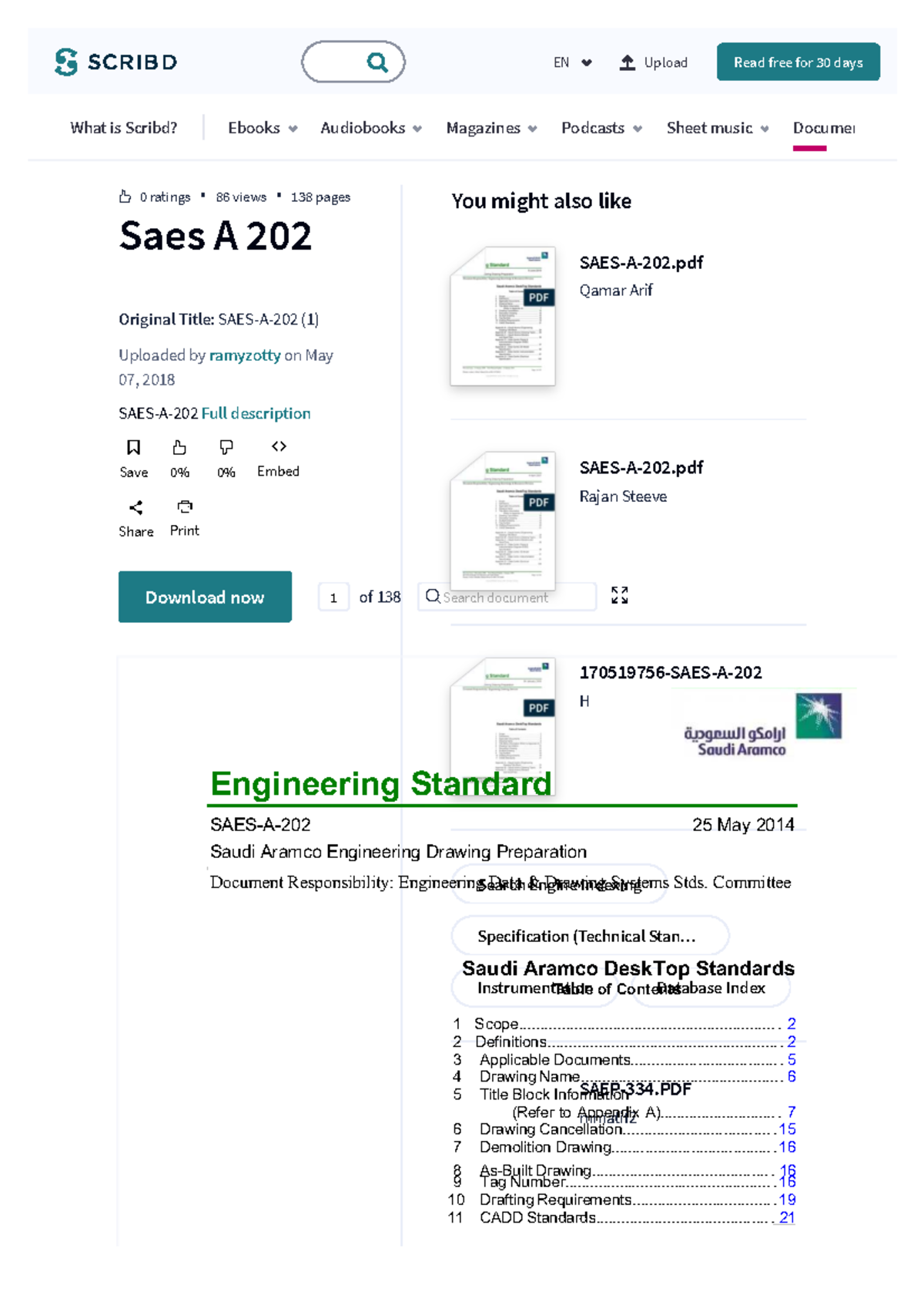 Saudi Aramco Engineering Drawing Preparation Standard (SAES A 202 ...