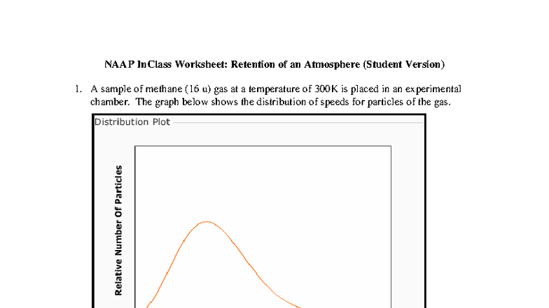 NAAP InClass Worksheet: Retention of Atmosphere (Lab 11) - Studocu