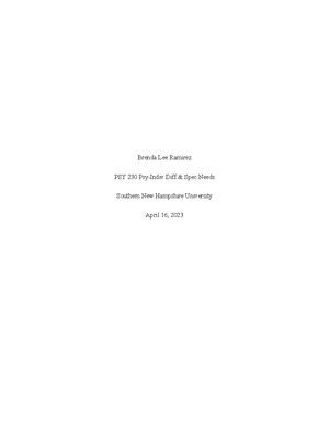 Module 4 Journal PSY-328 - PSY 328 Module Four Journal Template ...
