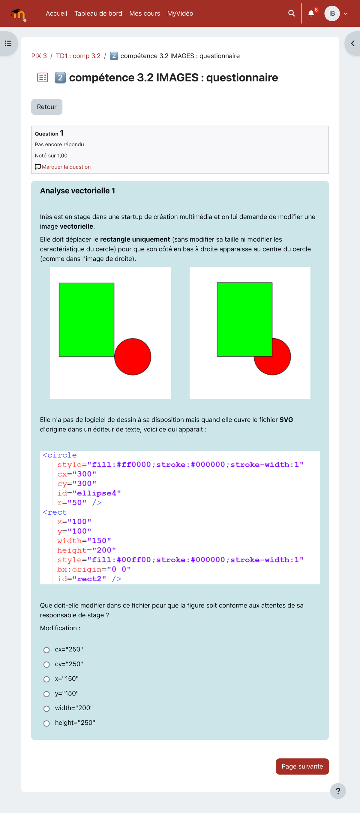 Compétence 3.2 : Questionnaire sur les Images - TD1 IB PIX 6 - Studocu