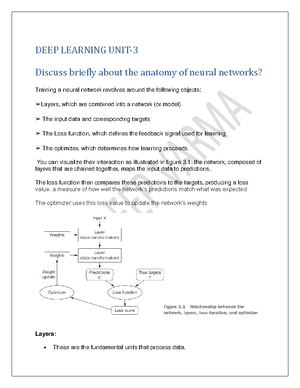 DL UNIT-4 - deep learning notes - DL UNIT- 4 Define CNN? Explain the ...