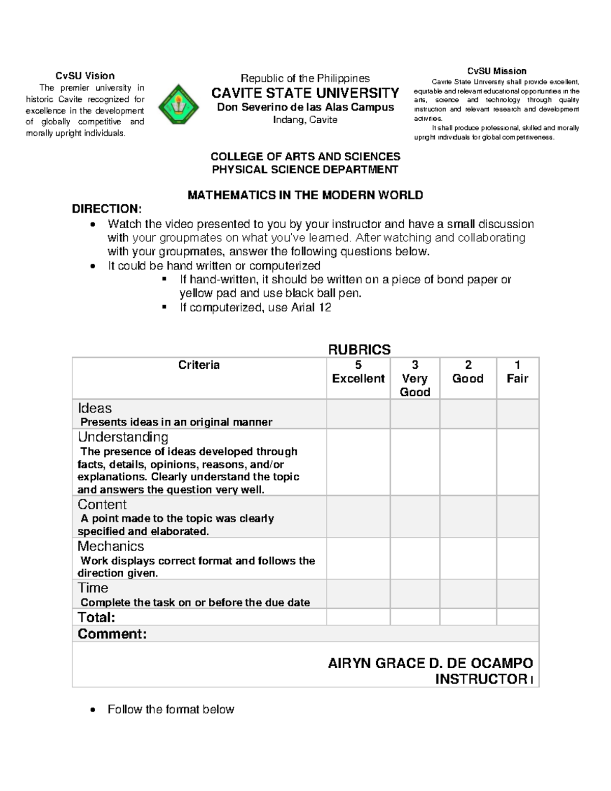 Activity 7 - Reflection for BSHM 22 READ AND ANALYZE - Hospitality ...