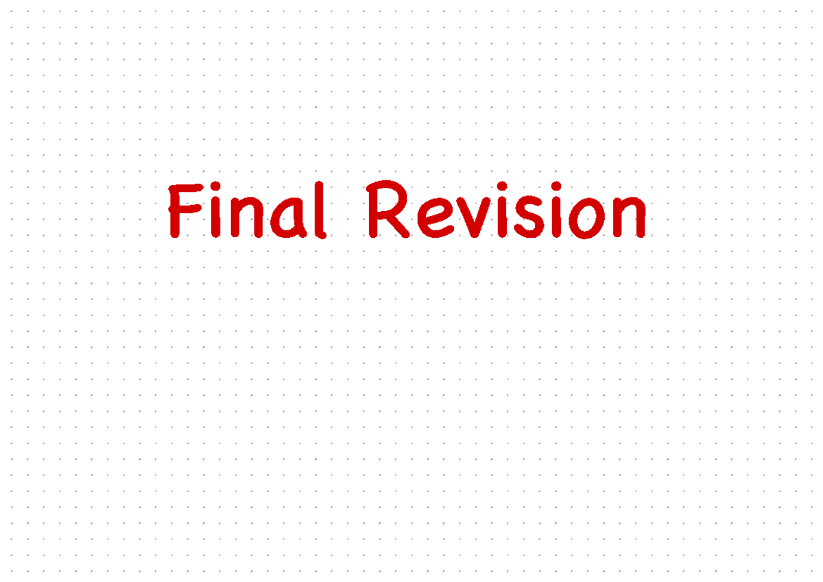 Final Exam Revision: Contract Law and Commercial Dispute Resolution ...