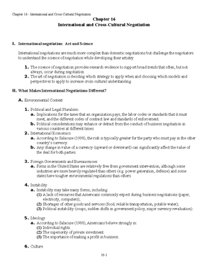 CH 17 Managing Negotiation Impasses - Chapter 17 Managing Negotiation ...