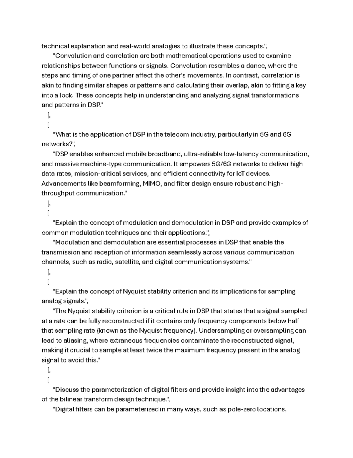 DSP Concepts: Convolution, Correlation, and Perfect Reconstruction ...