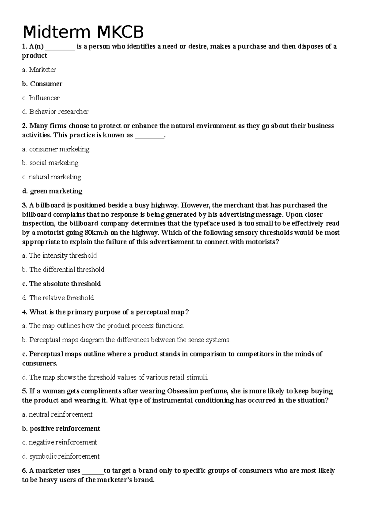 Midterm-MKCB - Assignments can help improving knowledge during this ...