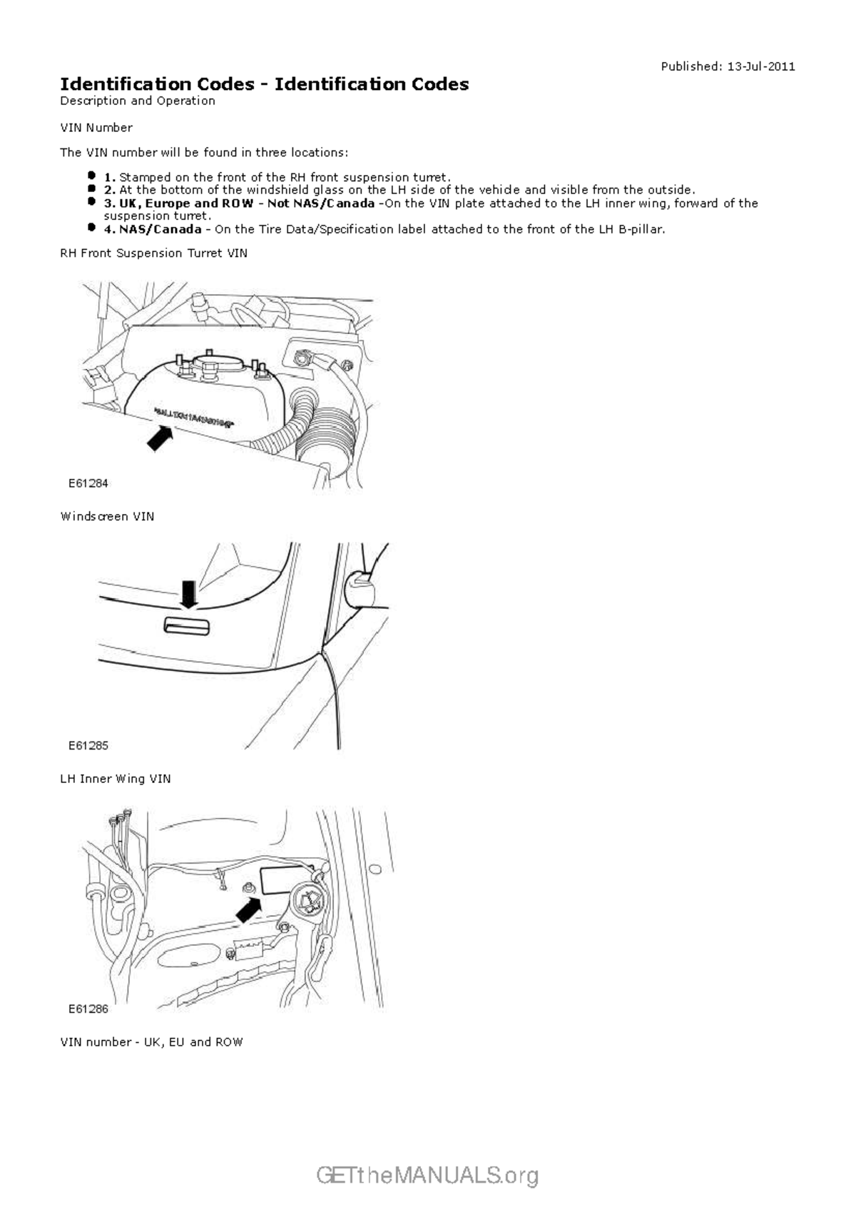 Land Rover Identification Codes and Maintenance Procedures - Studocu