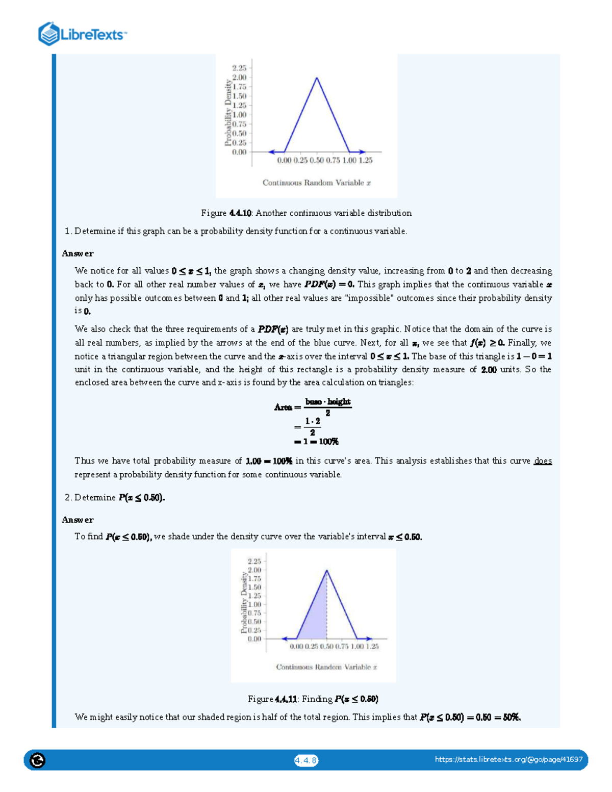 Elements of Statistics: Understanding PDF for Continuous Variables ...