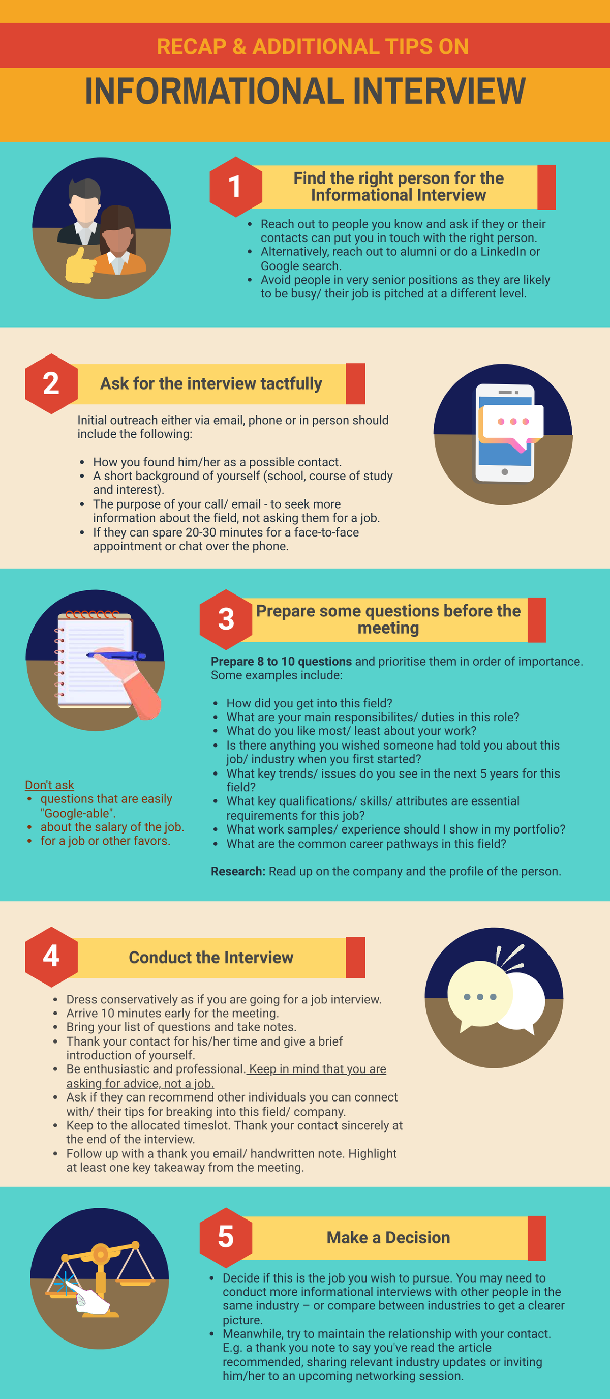 INFO 101: Tips for Conducting Informational Interviews - Studocu