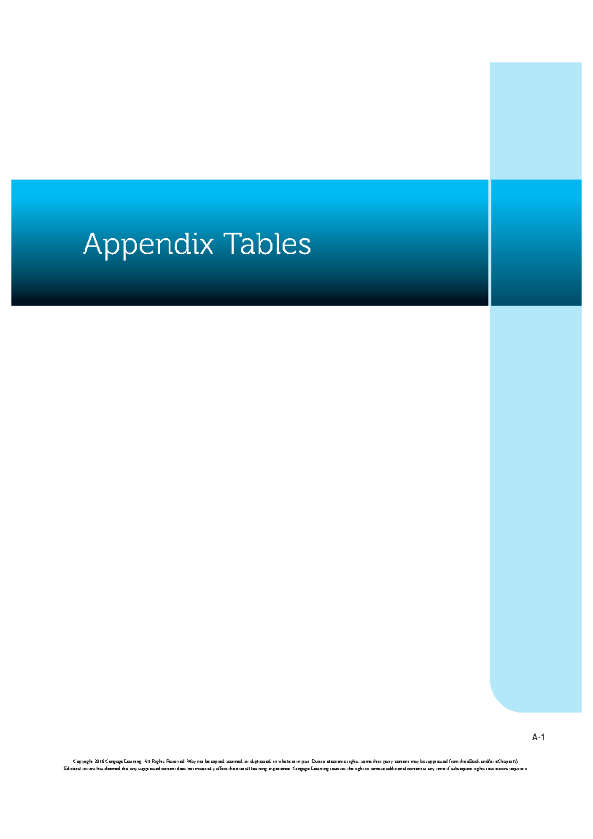 Appendix A - Statistical Tables and Cumulative Probabilities - Studocu