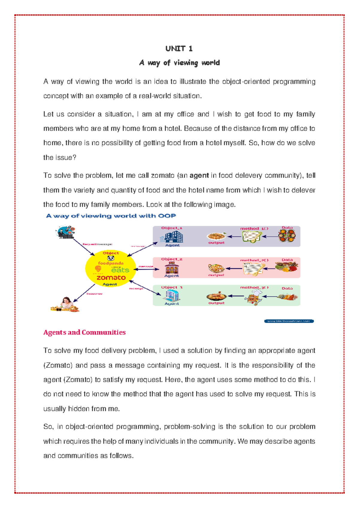 Java Notes: Understanding Object-Oriented Programming Concepts - Studocu
