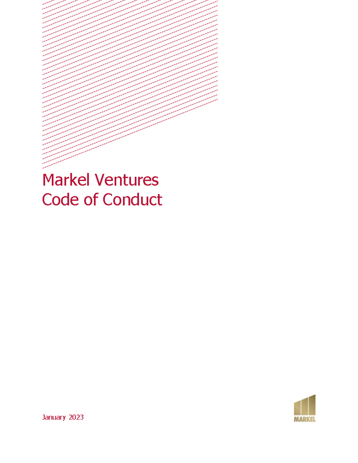 Markel Ventures Code of Conduct 2023 - ENG-SPAN-CHIN Overview - Studocu