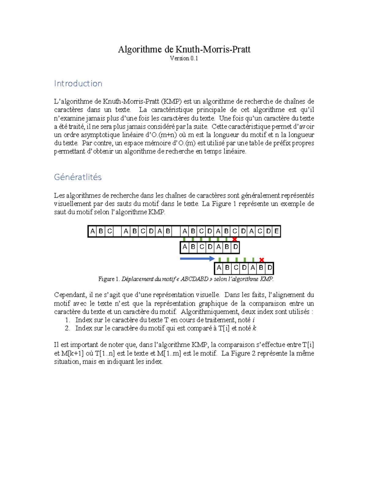 KMP (Knuth-Morris-Pratt) : Introduction et Algorithme de Recherche ...