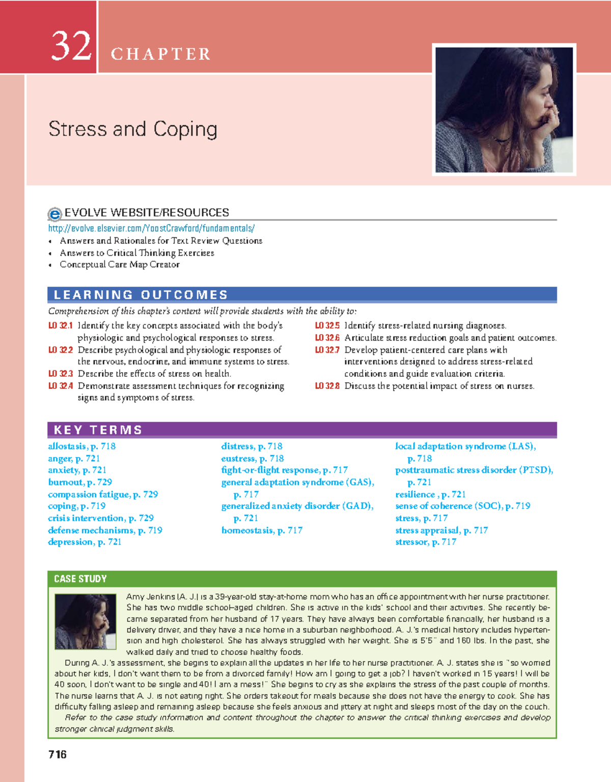 Chapter 32: Stress and Coping - Key Concepts and Case Study Analysis ...