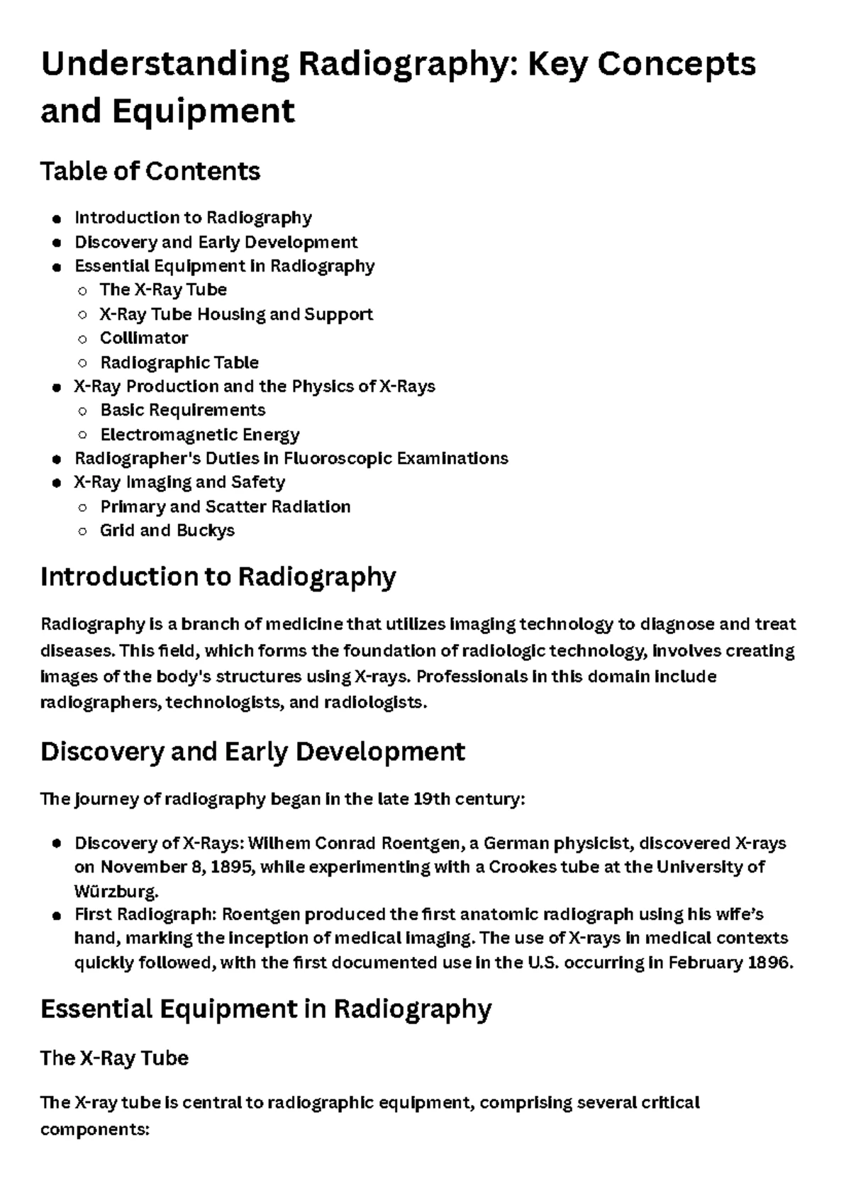 Factors Influencing Radiographic Image Quality: Key Technical Aspects ...