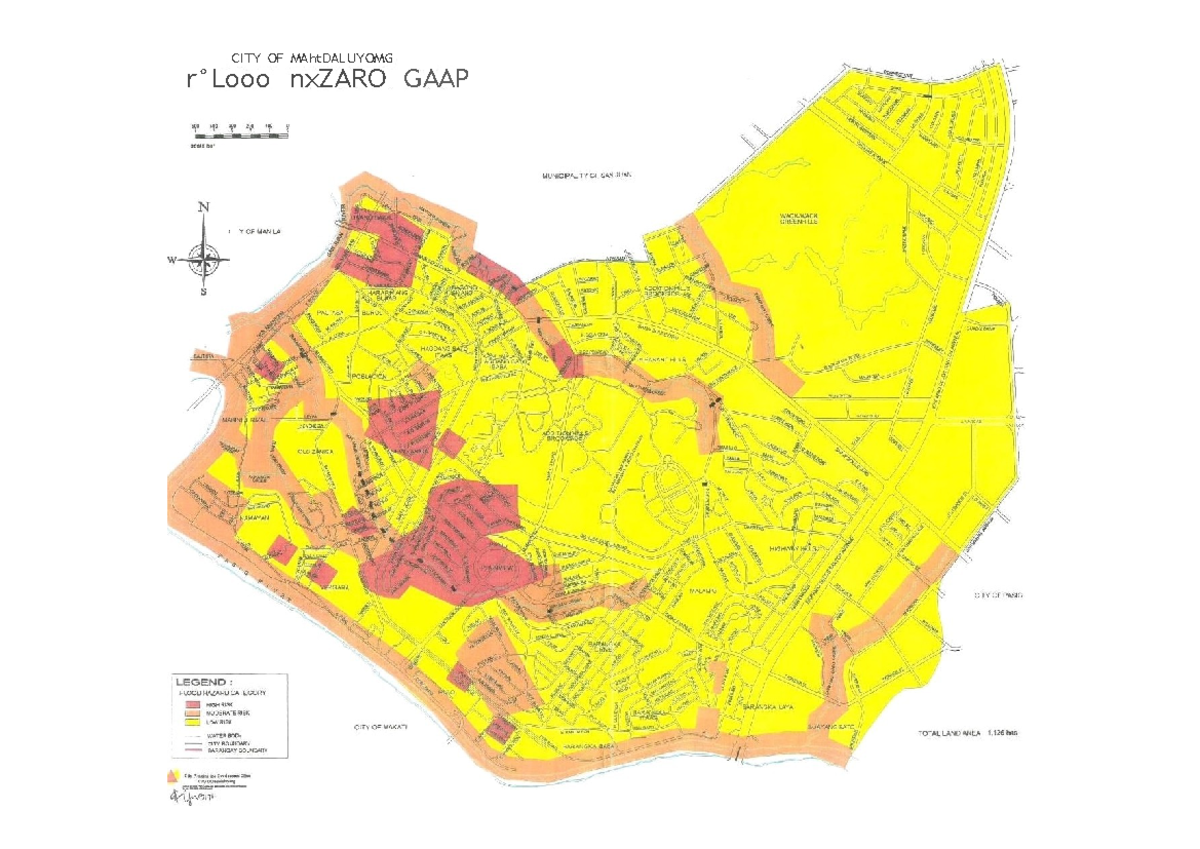 Mandaluyong City Hazard Maps: Flood & Emergency Evacuation Guide - Studocu