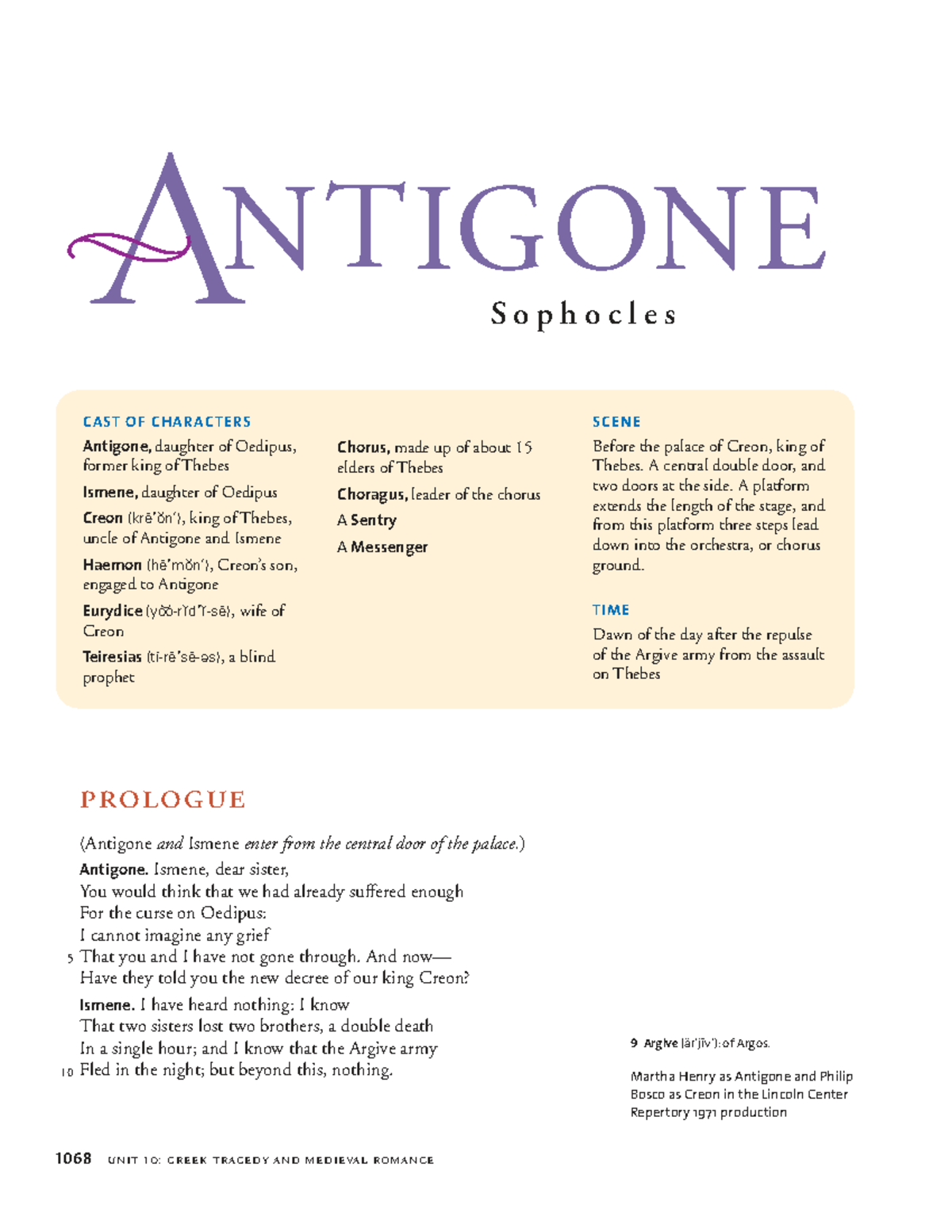 Antigone (ENG 201) - A Tragic Exploration of Loyalty and Civil ...