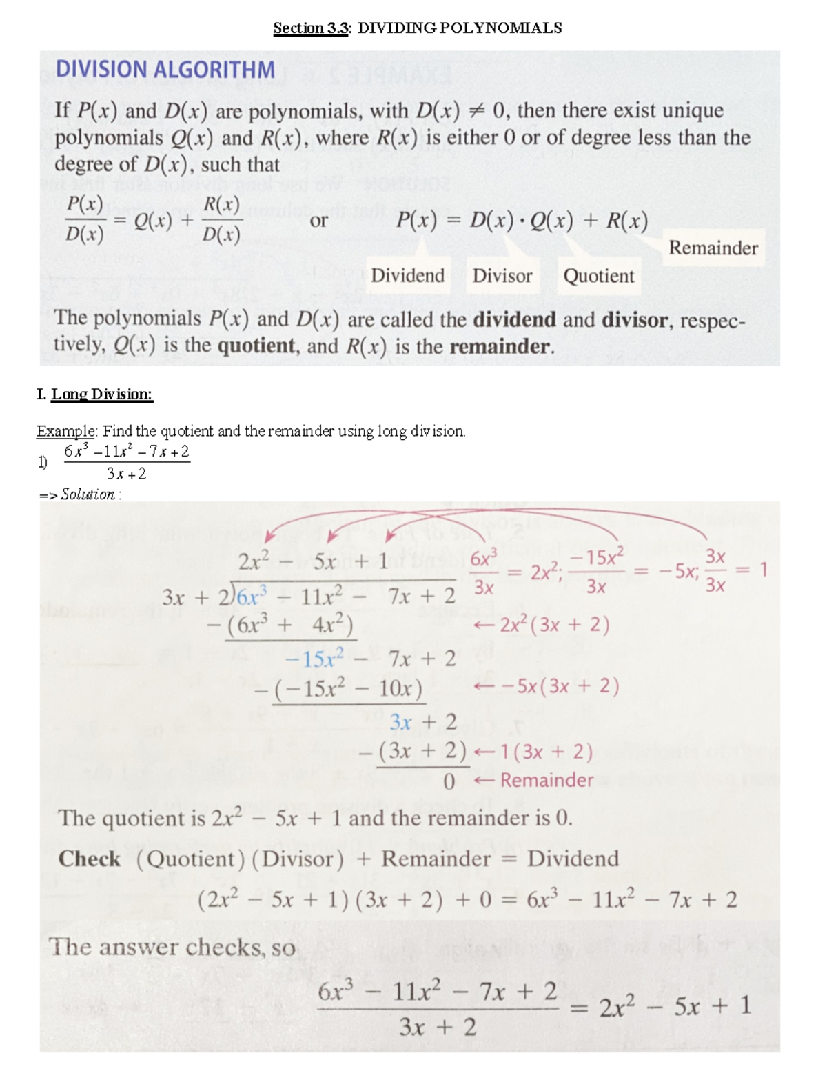 3 - precalculus mathematics for calculus 7th edition lecture notes ...