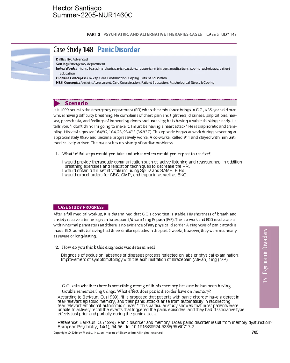 Case Study 29 COPD Exacerbation - Part 1 MEDICal-SurGICal CaSES CASE ...