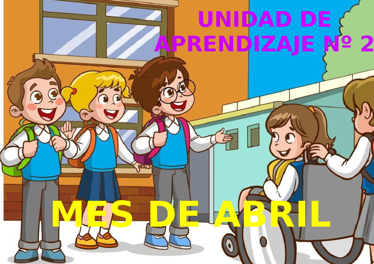 1° Grado de Educación Primaria: Unidad de Aprendizaje N° 2 (2025) - Studocu