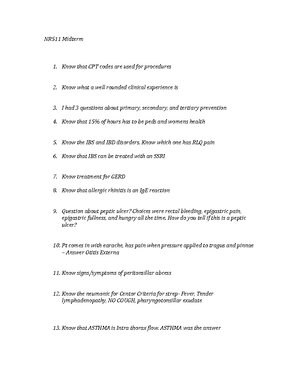 NR 511 Comprehensive Final Exam Study Guide & Key Concepts - Studocu