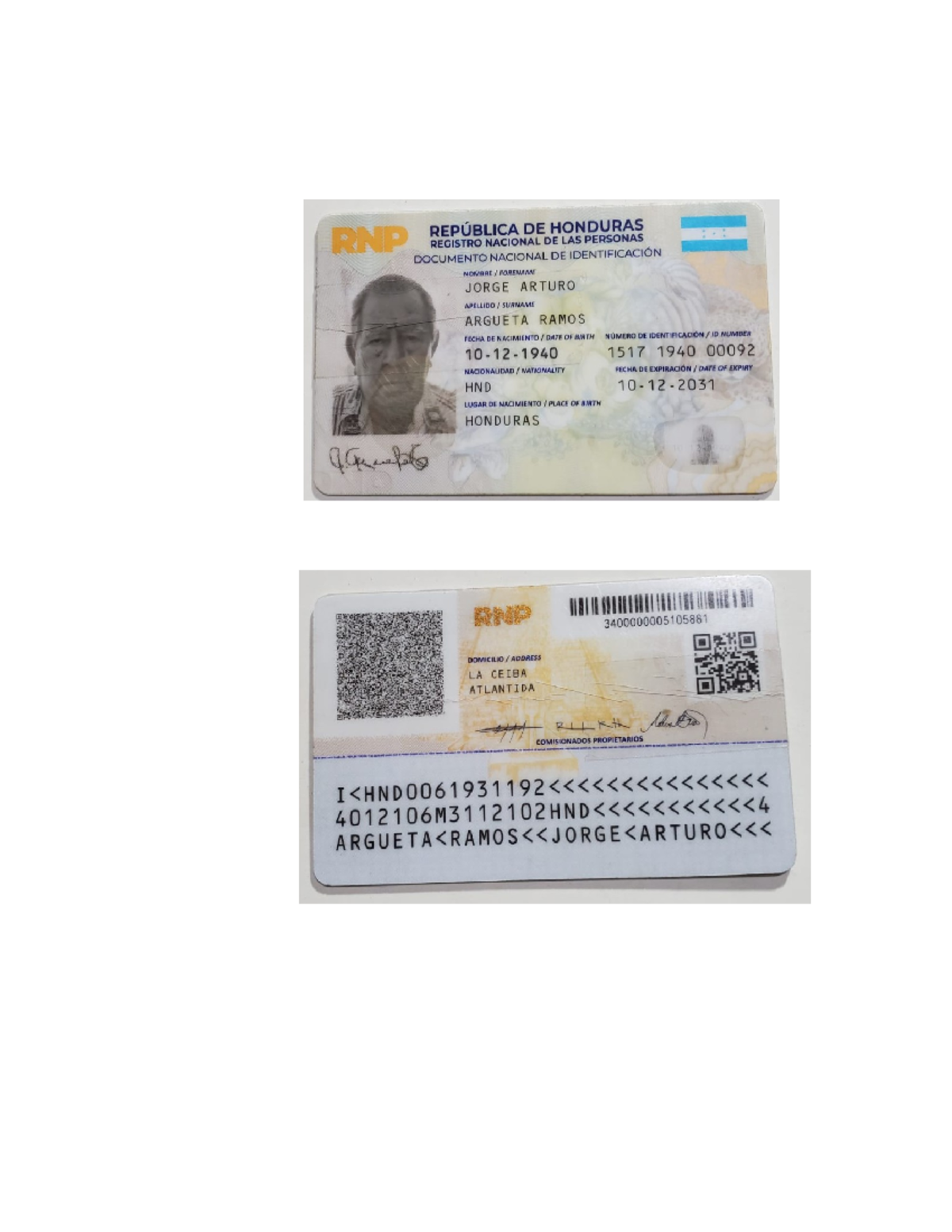 Carta Poder de representacion - RNP REPUBLICA DE HONDURAS REGISTRO ...