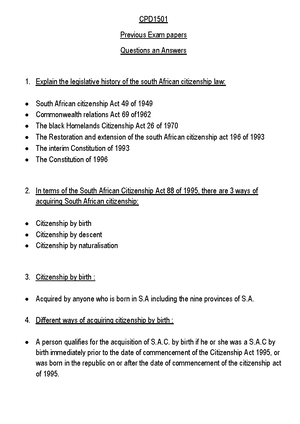 CPD1501 July 2020 exam paper - Page 1 of 11 1 UNIVERSITY EXAMINATIONS ...