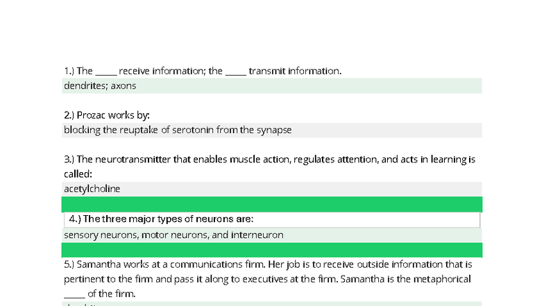Psychology Concepts & Memory Processes Notes (Intro Psych) - Studocu