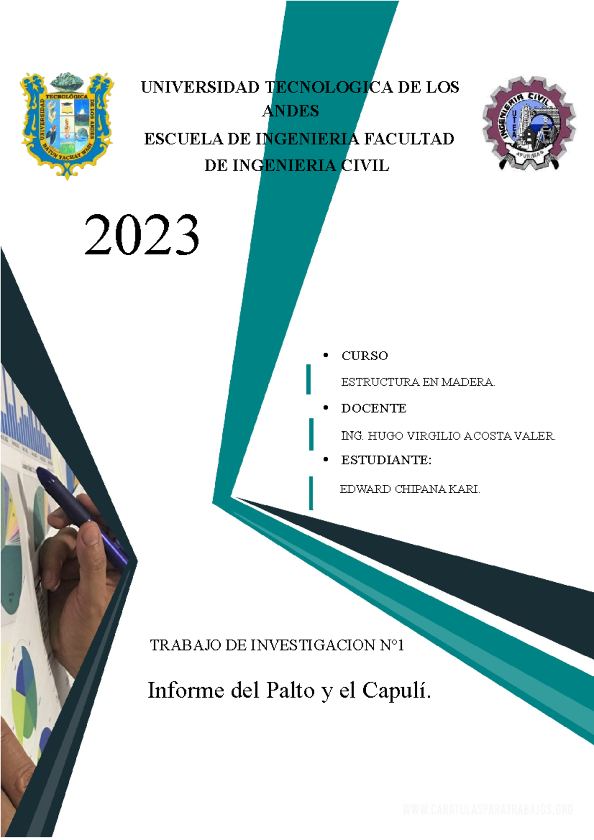 Maderas-1 - Propiedades del Capulí y el Palto - UNIVERSIDAD TECNOLOGICA ...