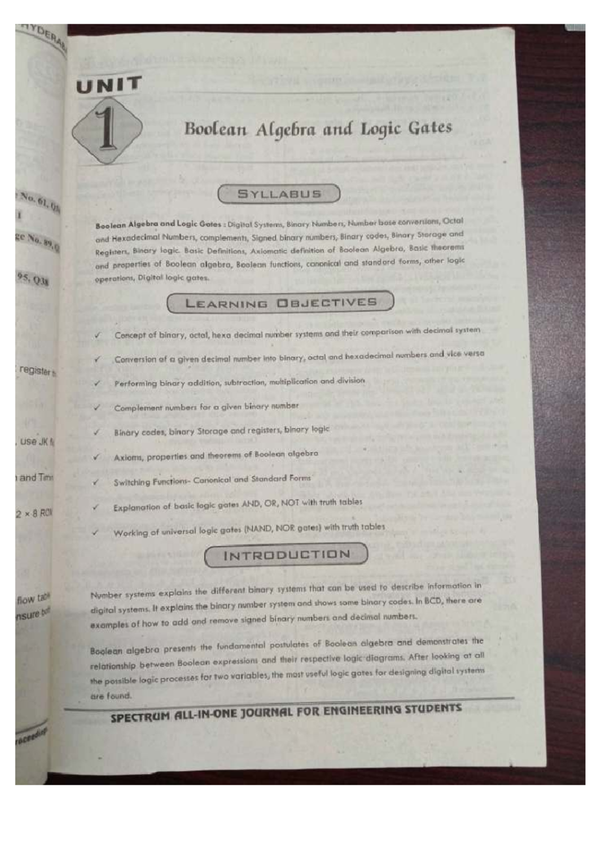 Boolean Algebra and Logic Gates Syllabus (DE 1) - Studocu