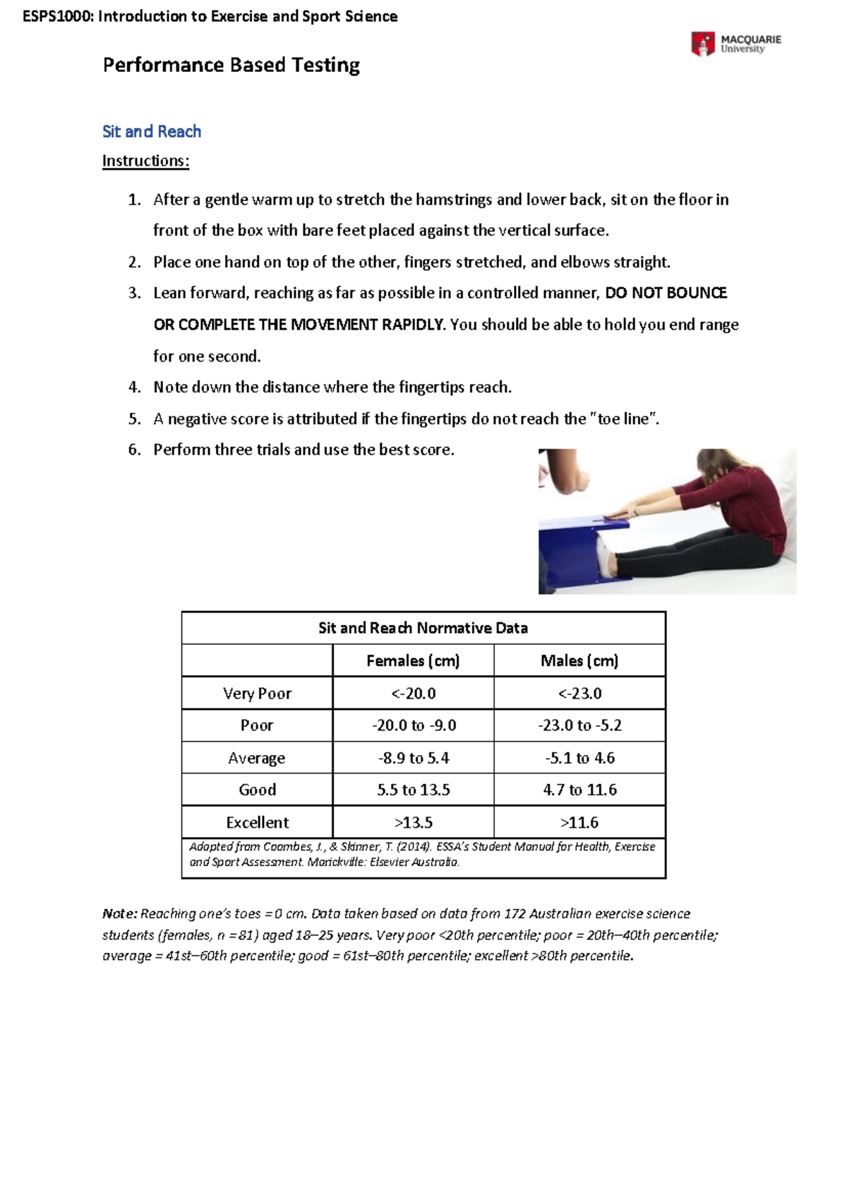 Week 1 Lab Resources for ESPS1000: Performance Testing Instructions ...