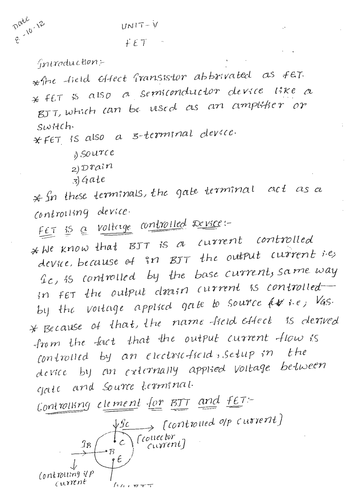 EDC-UNIT-5 - BTECH - Btech - Studocu