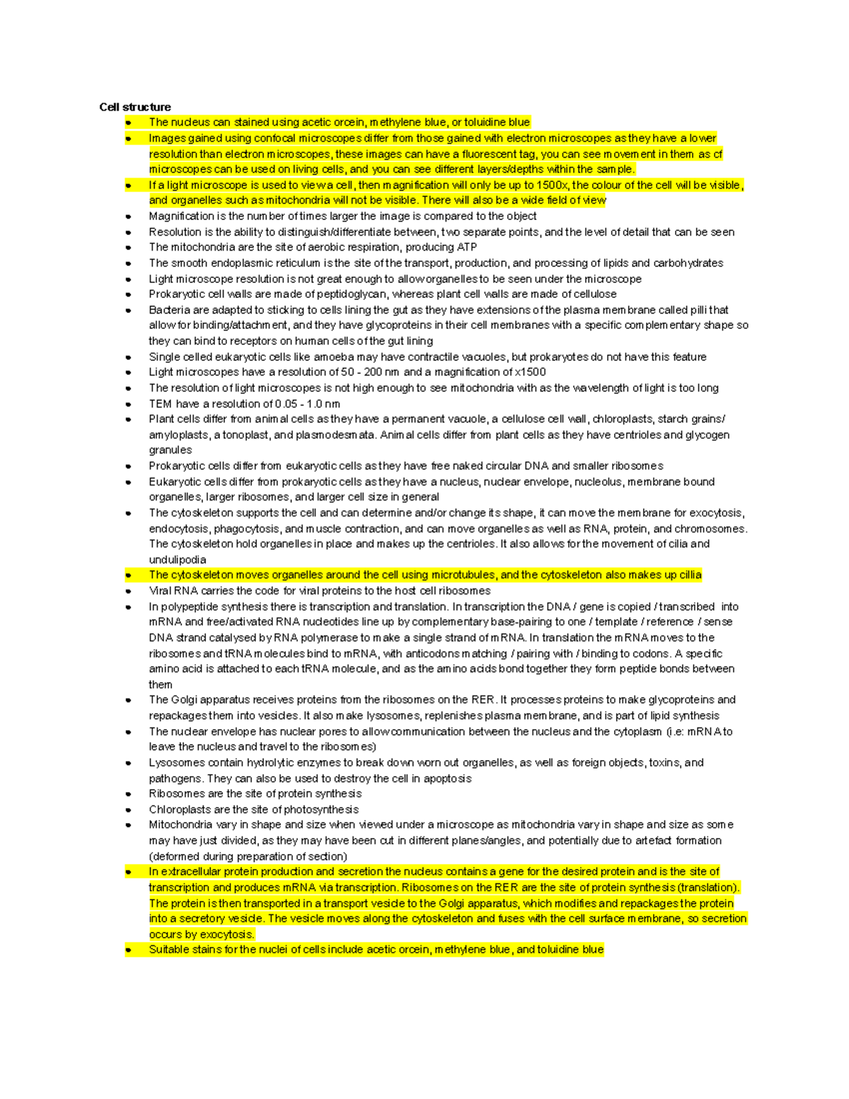 Biology Module 2 Exam Technique: Cell Structure and Function Insights ...