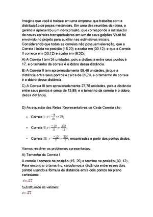 MAPA - Geometria Analítica E Álgebra Linear - ####### M.A.P ...