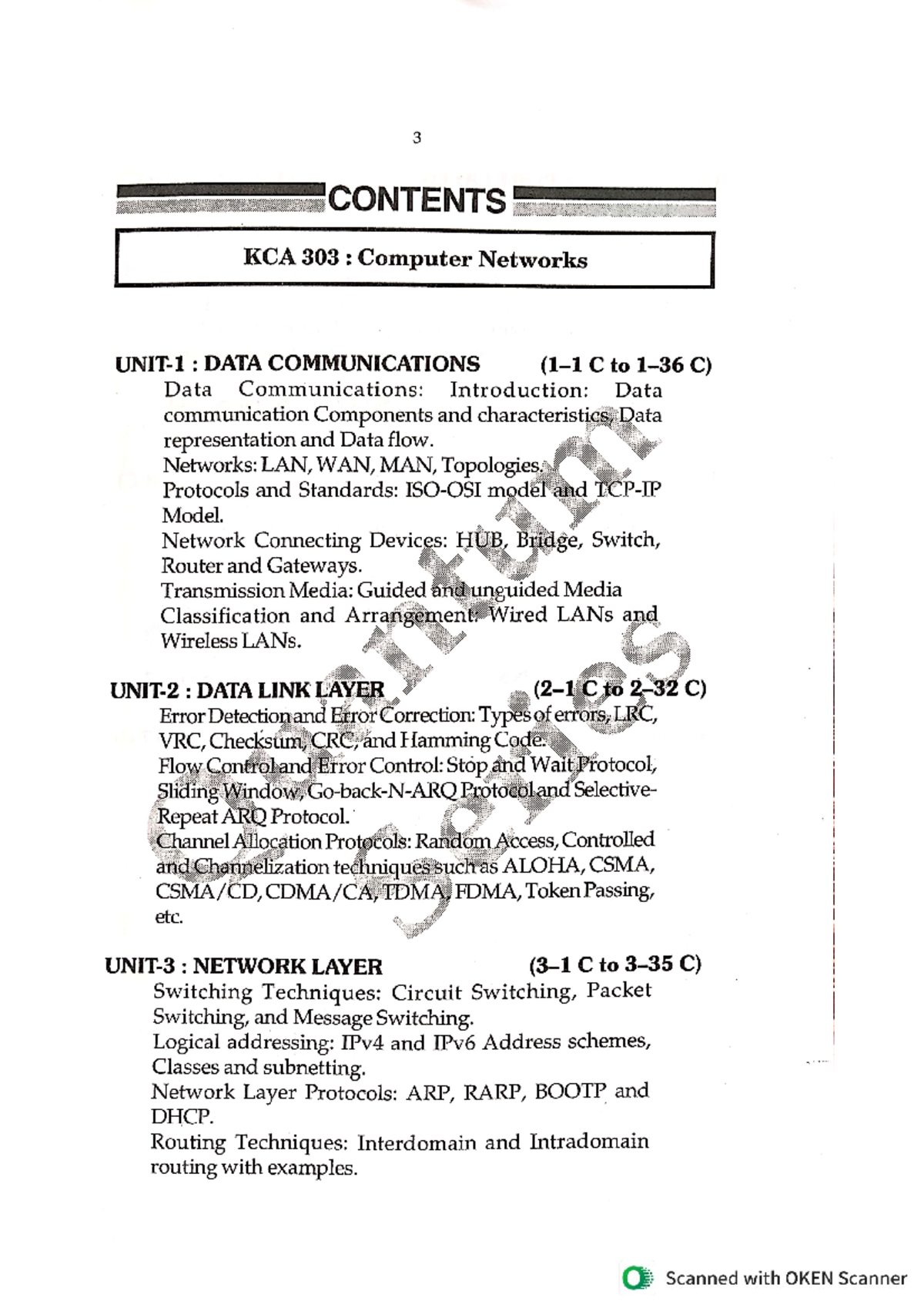 KCA 303: Comprehensive Study Guide on Computer Networks - Studocu