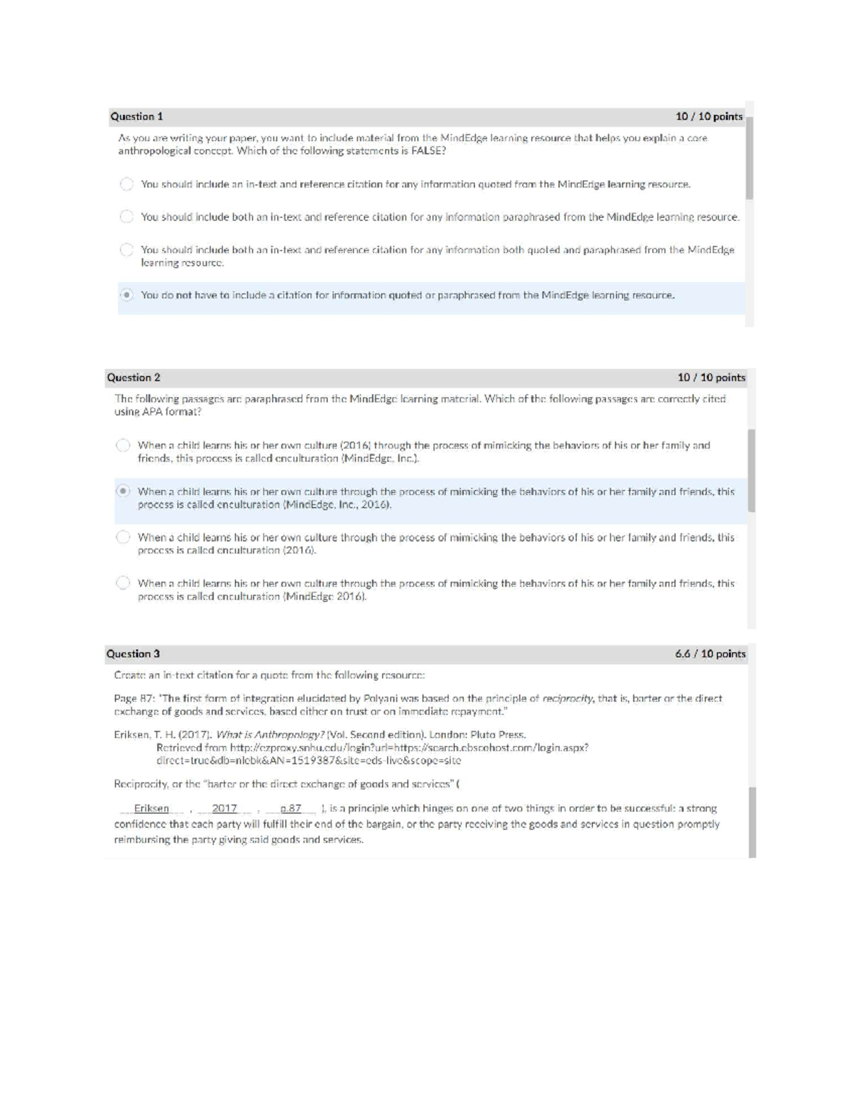 Quiz 1-2 - Module 1 APA Citation Guidelines and Questions - Studocu