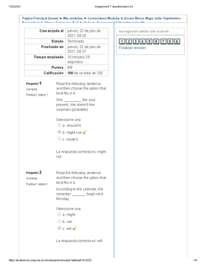 Reto 4. Memories - idioma extranjero II - R4. Memories - Studocu