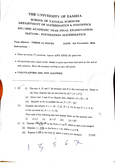 Introduction to mathematics - 1100 - UNZA - Studocu